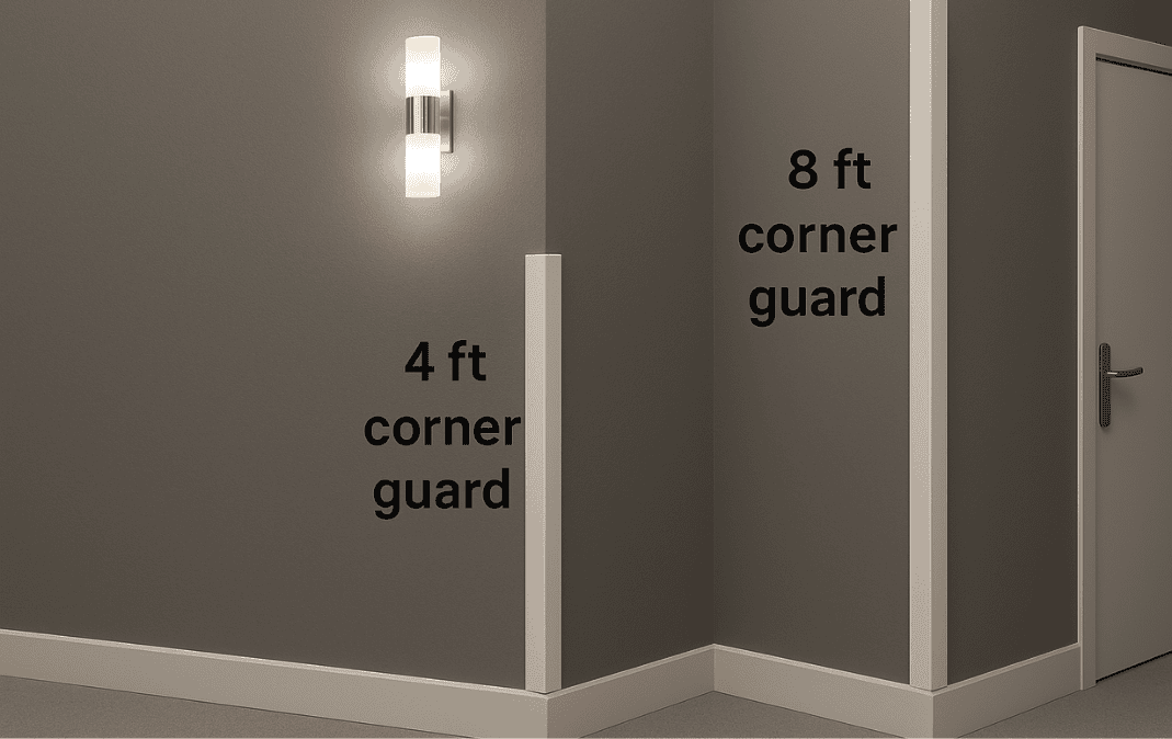 Corner Guard Height Guide | 4 ft vs 8 ft Corner Guards