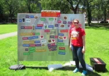 Magnetic Panel Stand-up Display