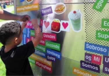 Magnetic Panel Stand-up Display